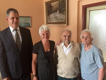 Legionář Antonín Čadek si připomněl významné životní jubileum i s ...